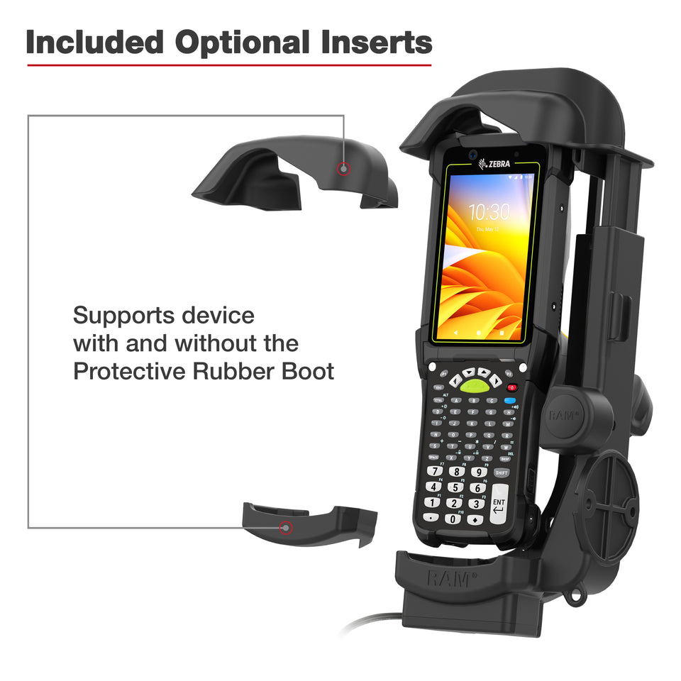 RAM® Powered Dock for Zebra MC9400 & MC9300 - Heated Pins – RAM Mounts