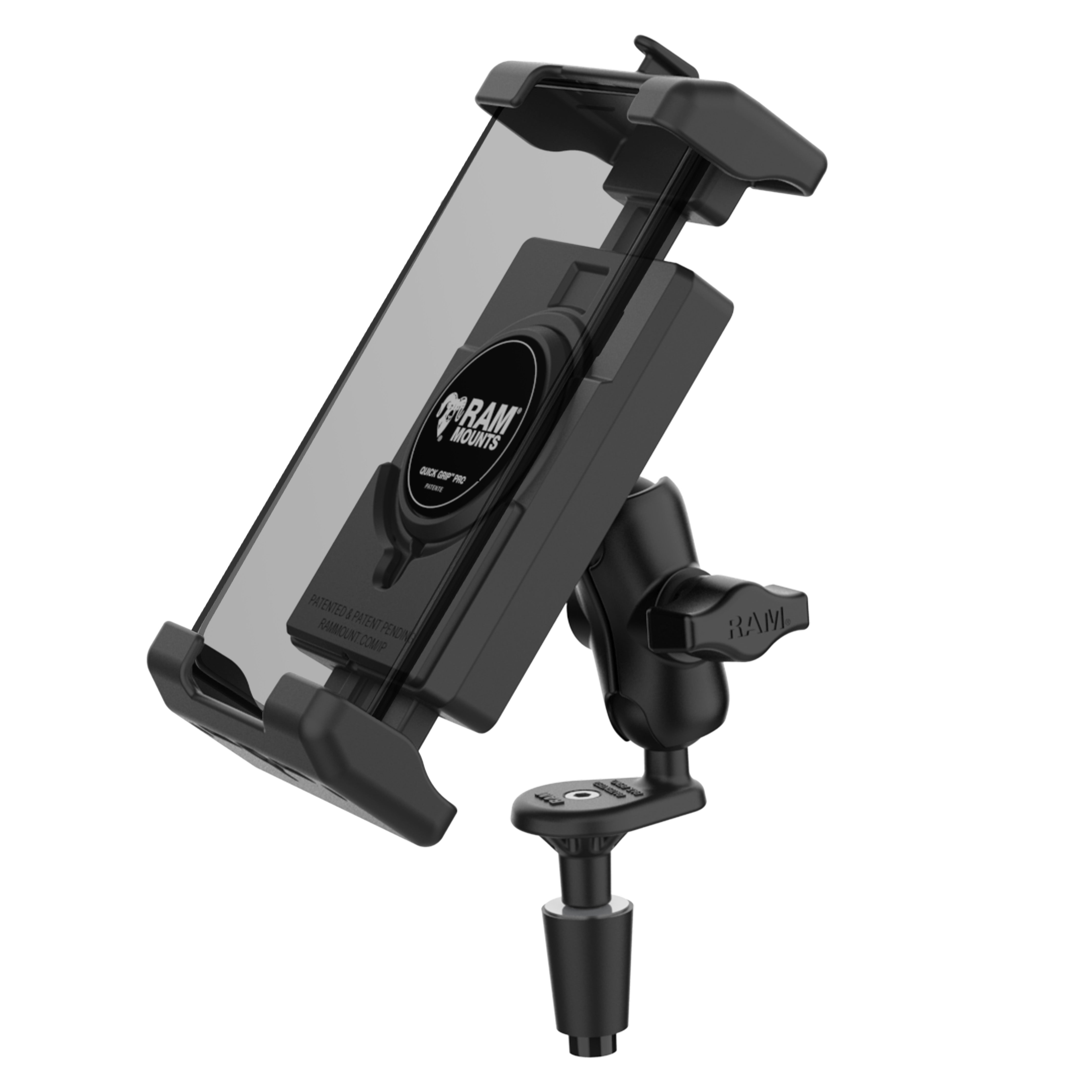 RAM® Quick-Grip™ Pro XL Phone Mount with Fork Stem Base - Short – RAM ...