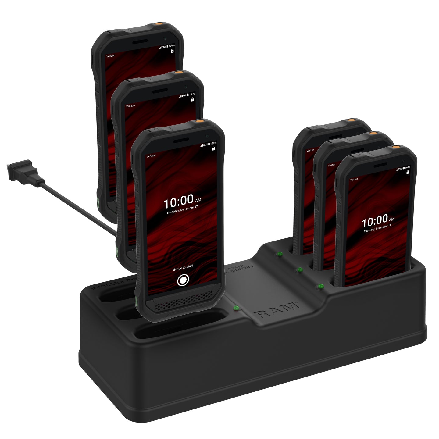 RAM® 6-Port Charging Dock for Kyocera DuraForce Ultra 5G E7110 – RAM Mounts