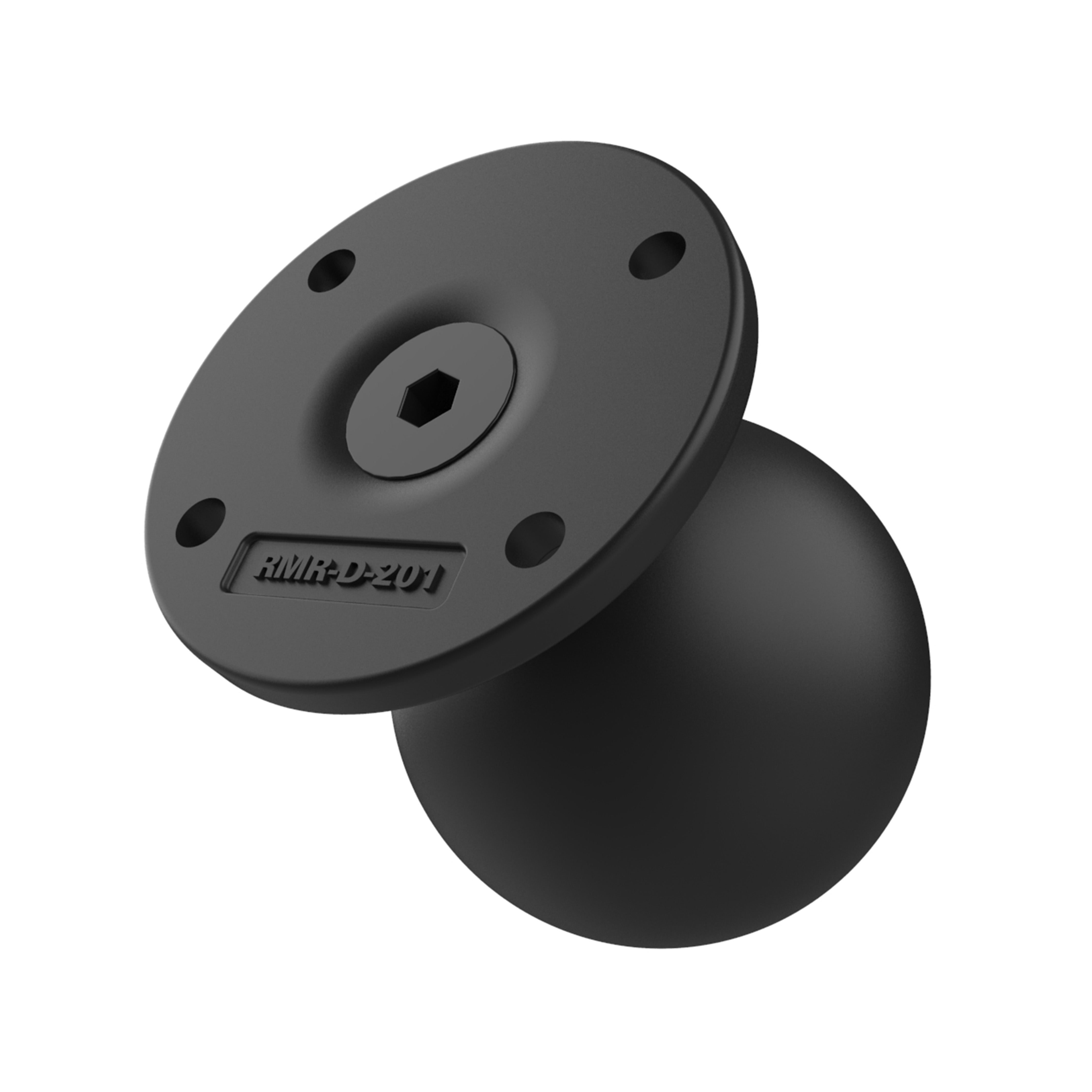 RAM® Round AMPS Plate with Ball and Steel Reinforced Post – RAM Mounts