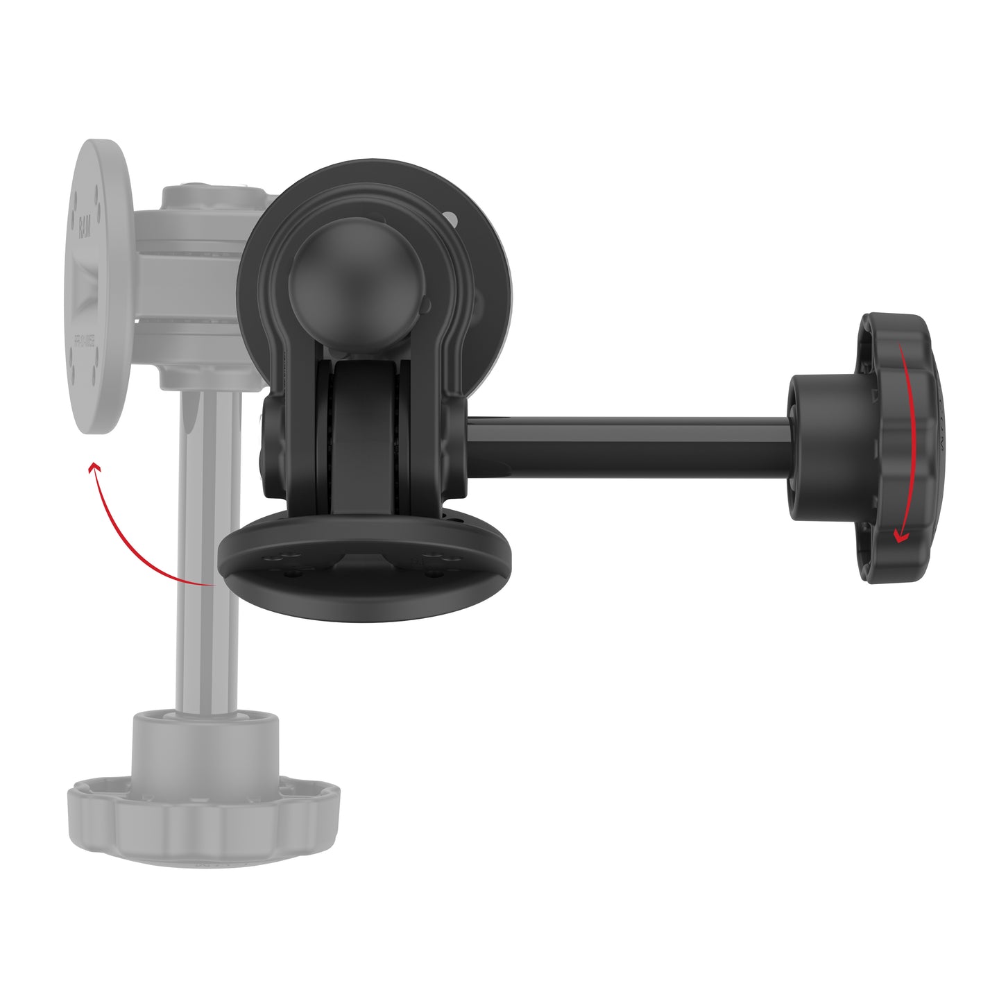 RAM® Swivel & Tilt Mount with 4-Hole AMPS Hole Patterns – RAM Mounts