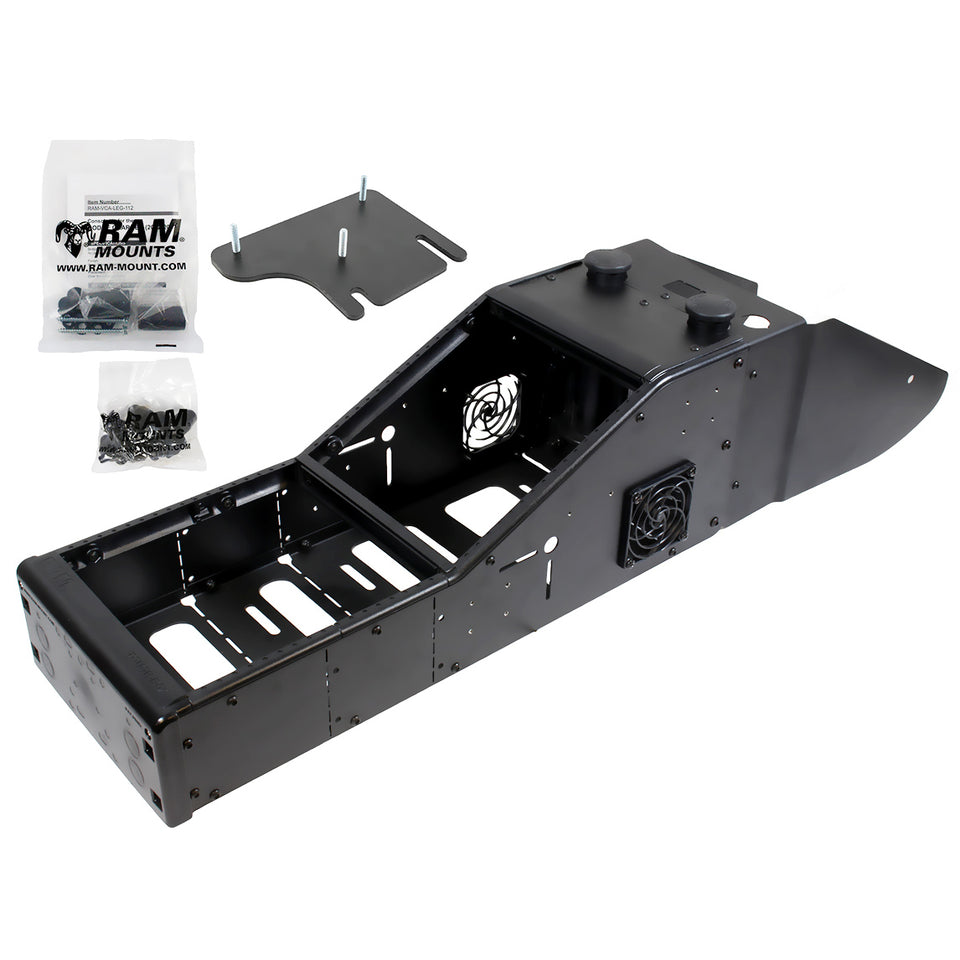 RAM® Tough-Box™ Angled Console with Dodge Charger (Police) Fairing ...