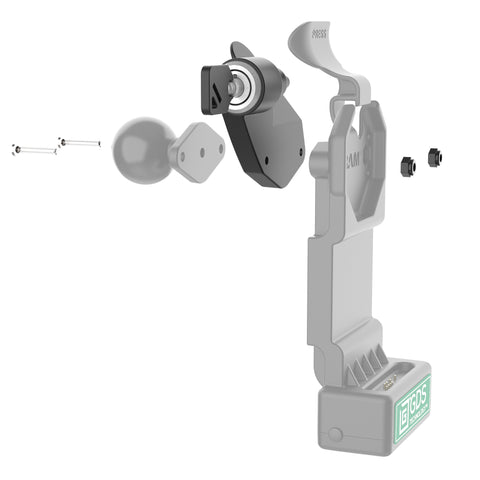 GDS® Uni-Conn™ Left Facing Lock Adapter for Snap-In Docks & Holders ...