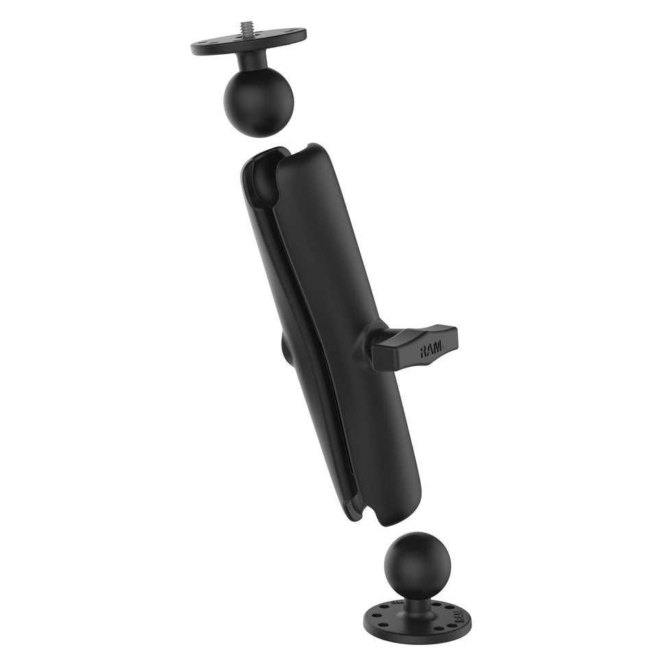 RAM® Double Ball Mount with 1/4"-20 Male Thread - C Size Long – RAM Mounts
