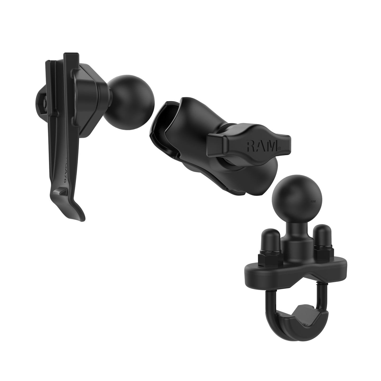 RAM® Spine Clip Garmin Mount with Handlebar U-Bolt Base – RAM Mounts