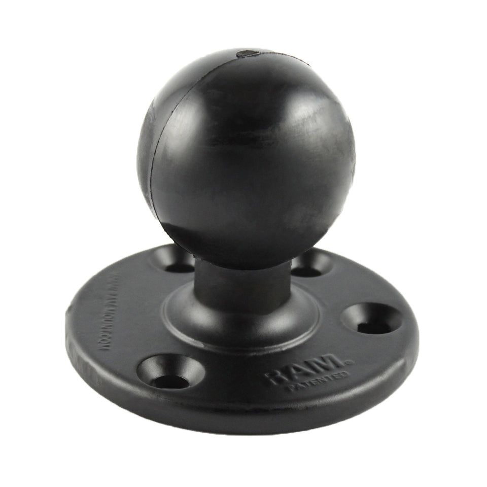 RAM® Large Round Plate with Ball - D Size – RAM Mounts