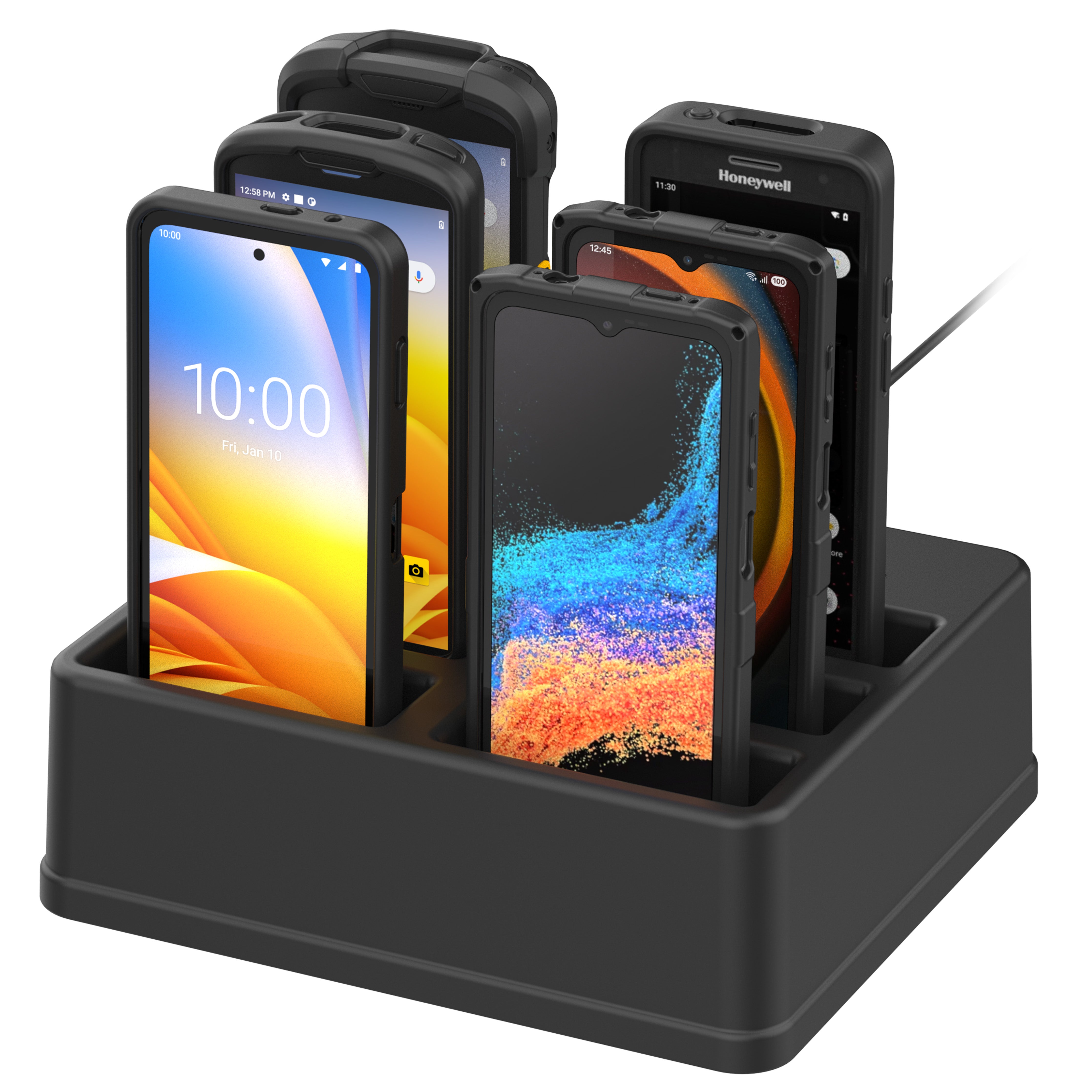 GDS® 6-Port Powered Dock for Handhelds with IntelliSkin® – RAM Mounts