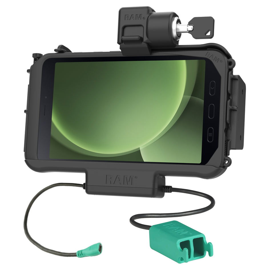 RAM® Locking Modular Power + Dual USB Dock for Tab Active5 & 3 – RAM Mounts