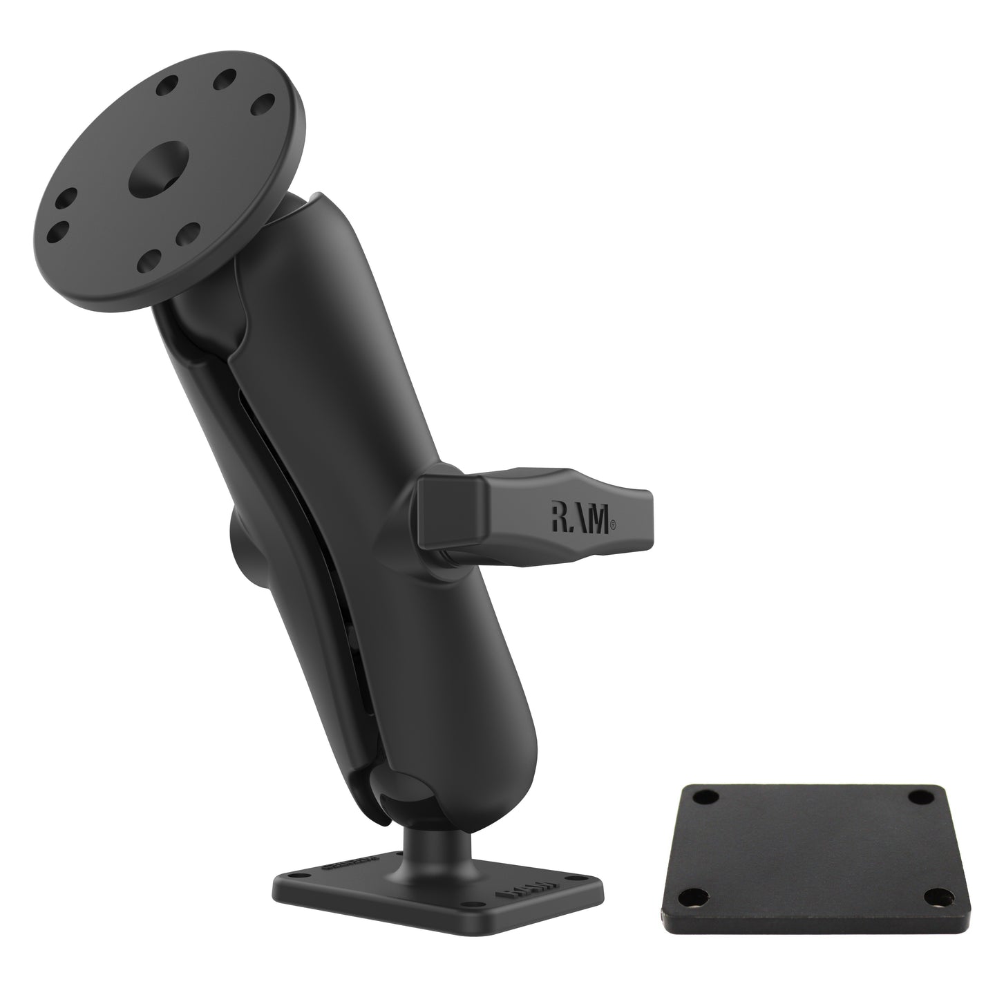 RAM® Double Ball Mount - Aluminum Backing Plate Medium – RAM Mounts