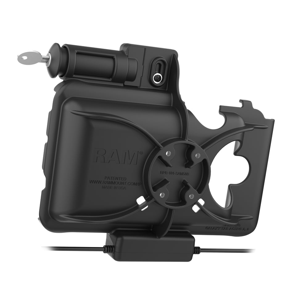 RAM® Key Locking Power + Data Dock for Samsung Tab Active5 & 3 – RAM Mounts