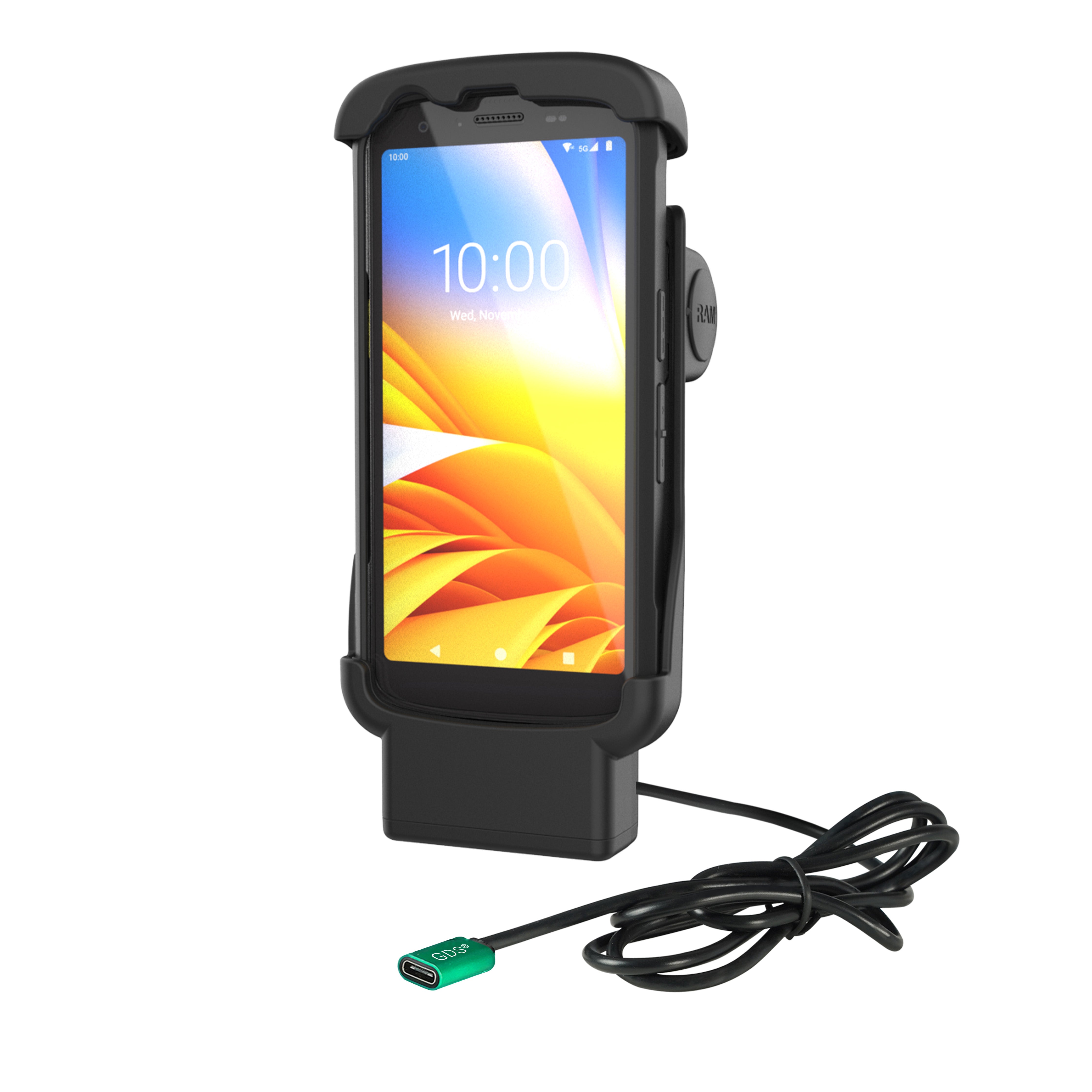 RAM® Form-Fit USB-C Dock for Zebra TC22 & TC27 with Boot – RAM Mounts