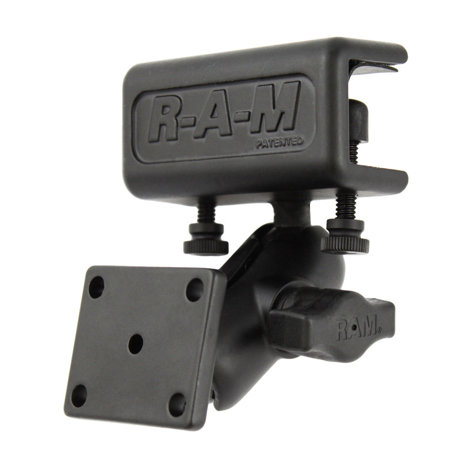 RAM® Glare Shield Clamp Double Ball Mount with AMPS Hole Pattern – RAM ...