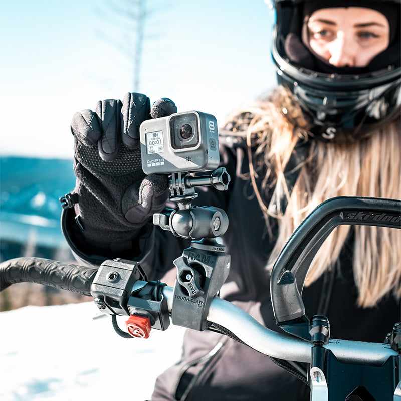 RAM® Tough-Claw™ Clamp Mount with Action Camera Adapter - Aluminum ...