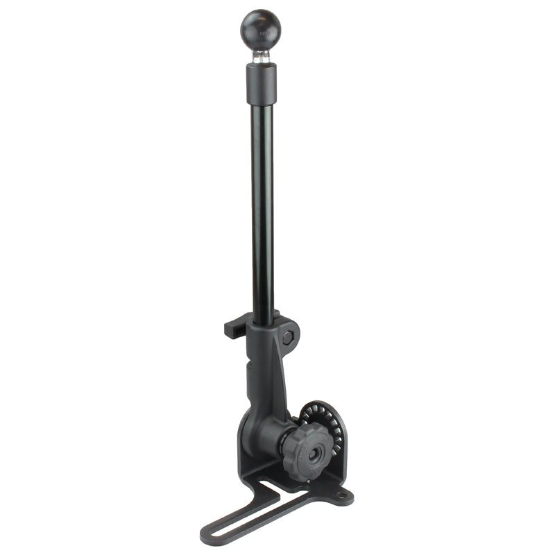 RAM® Pod HD™ Vehicle Base with 12" Aluminum Rod and Ball – RAM Mounts