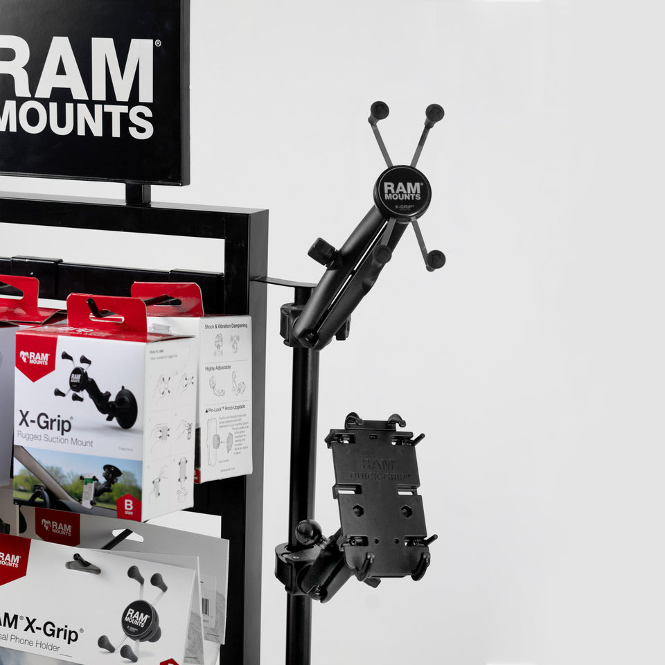 RAM® Standing Floor Display with Pegs – RAM Mounts