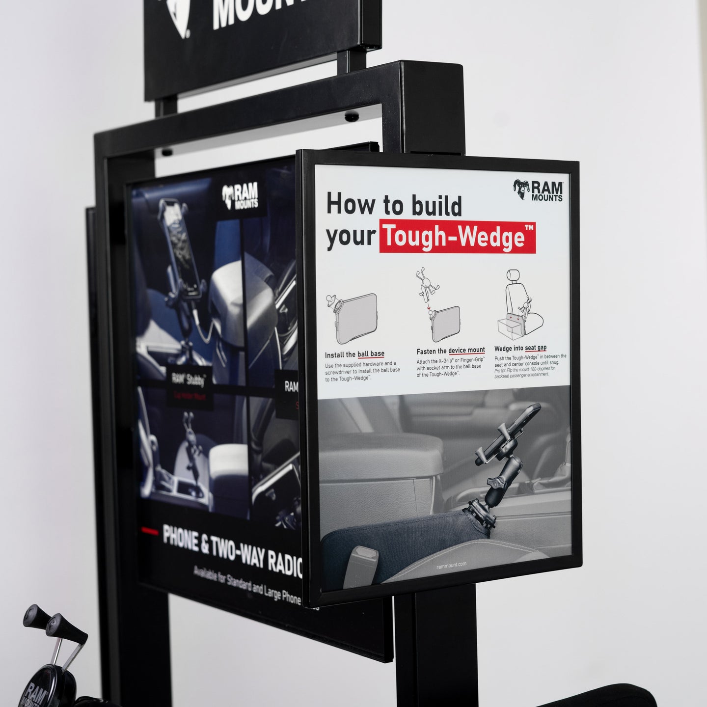 RAM® Standing Floor Display with Baskets – RAM Mounts