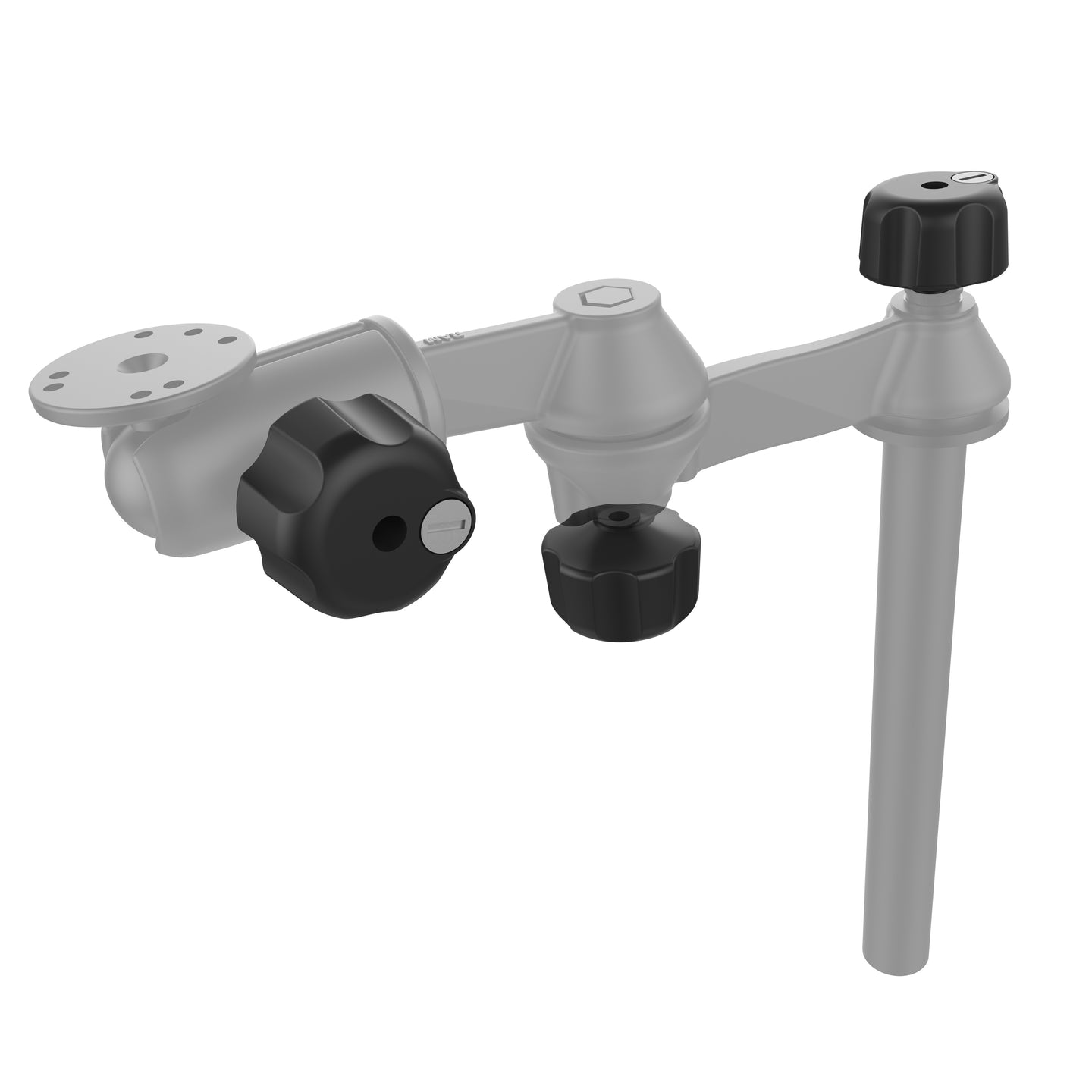 RAM® Horizontal Ratchet Mount with 100x100mm VESA Plate – RAM Mounts