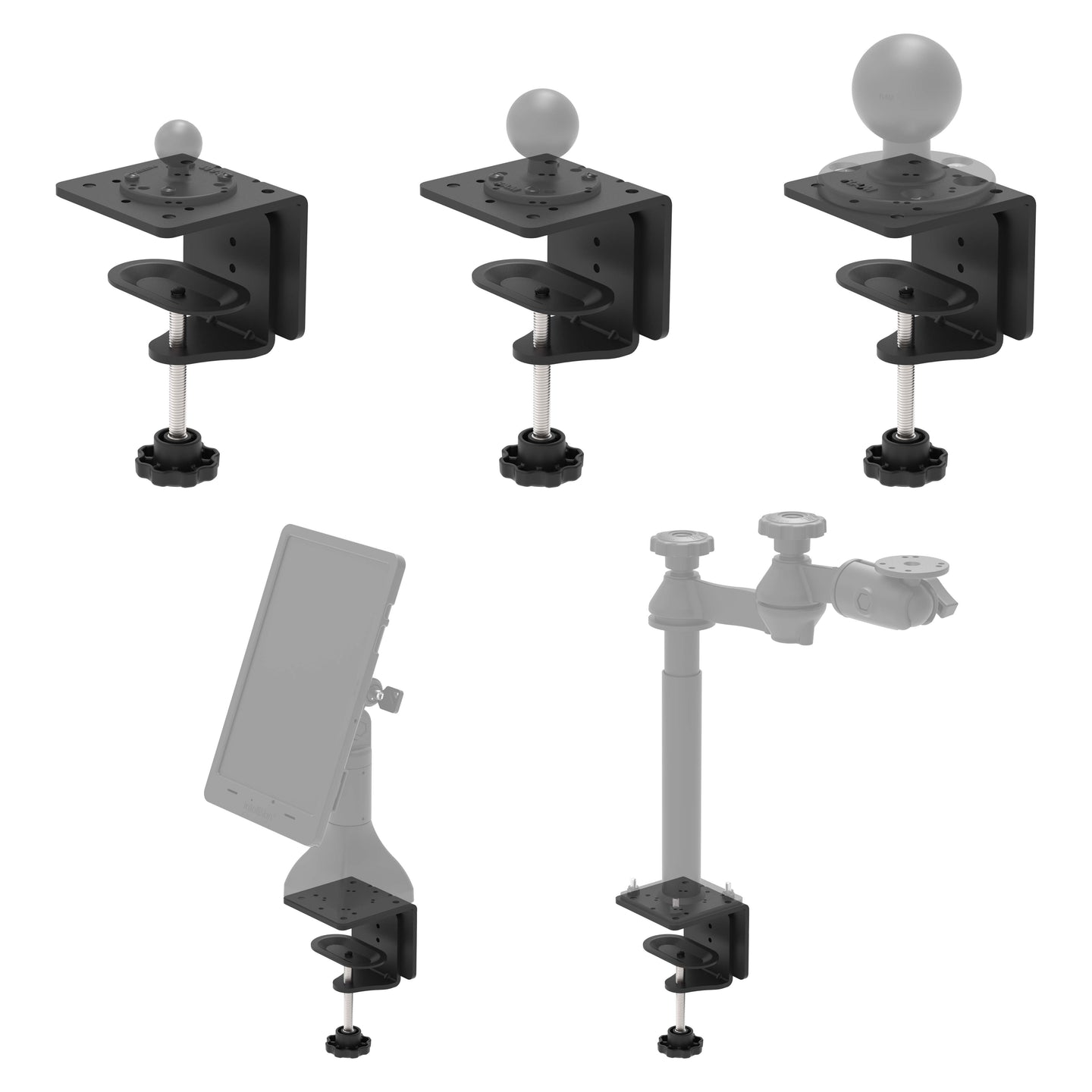 RAM® Heavy Duty C-Clamp Base For Ball Bases & Pedestal Mounts – RAM Mounts