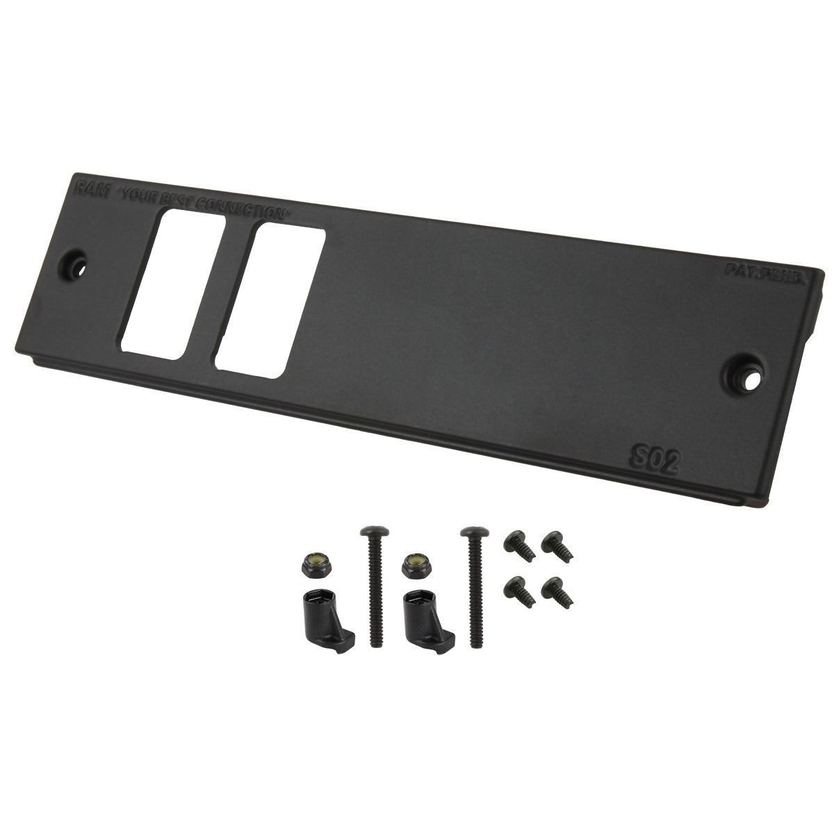 RAM® Tough-Box™ 2" Faceplate with Two Switch Ports – RAM Mounts