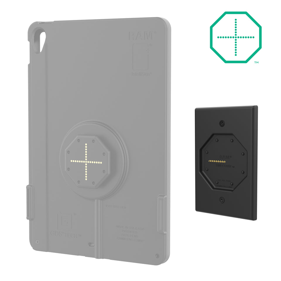 GDS® Uni-Conn™ Powered Low Profile Wall Dock with PoE – RAM Mounts