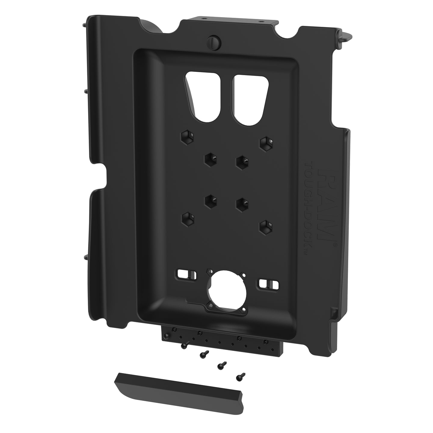 RAM® Universal Double Ball Mount with Two Round Plates - B Size Long ...