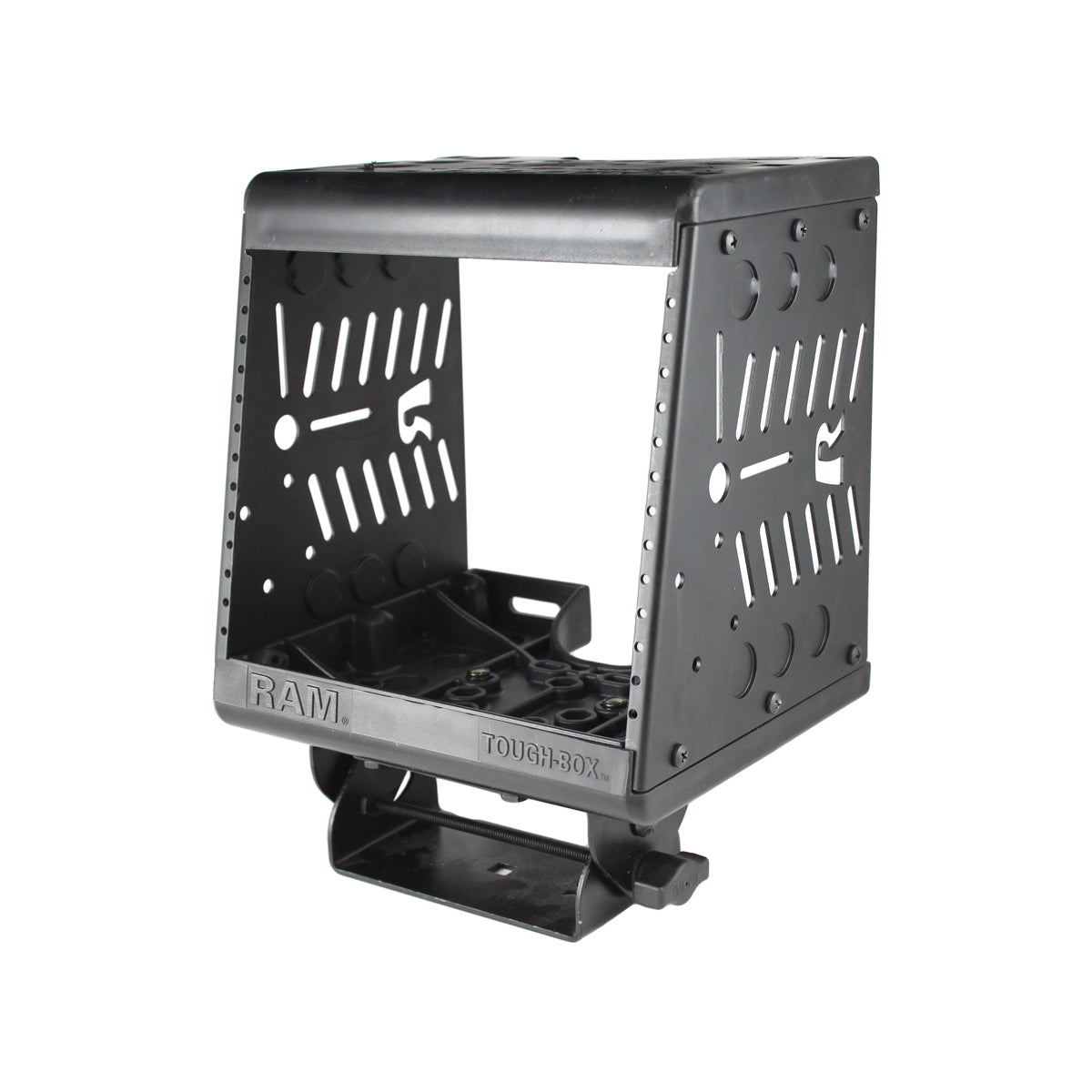 RAM® Tough-Box™ 9" Console with 7" Faceplate Area & Radio Rack – RAM Mounts