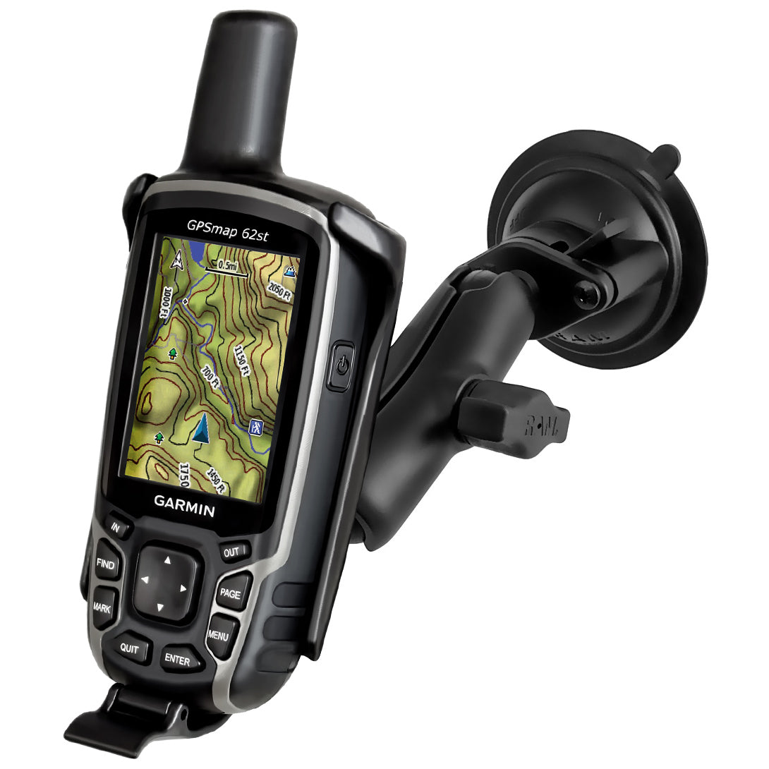 RAM® Twist-Lock™ Composite Suction Cup Mount for Garmin Astro 320 ...
