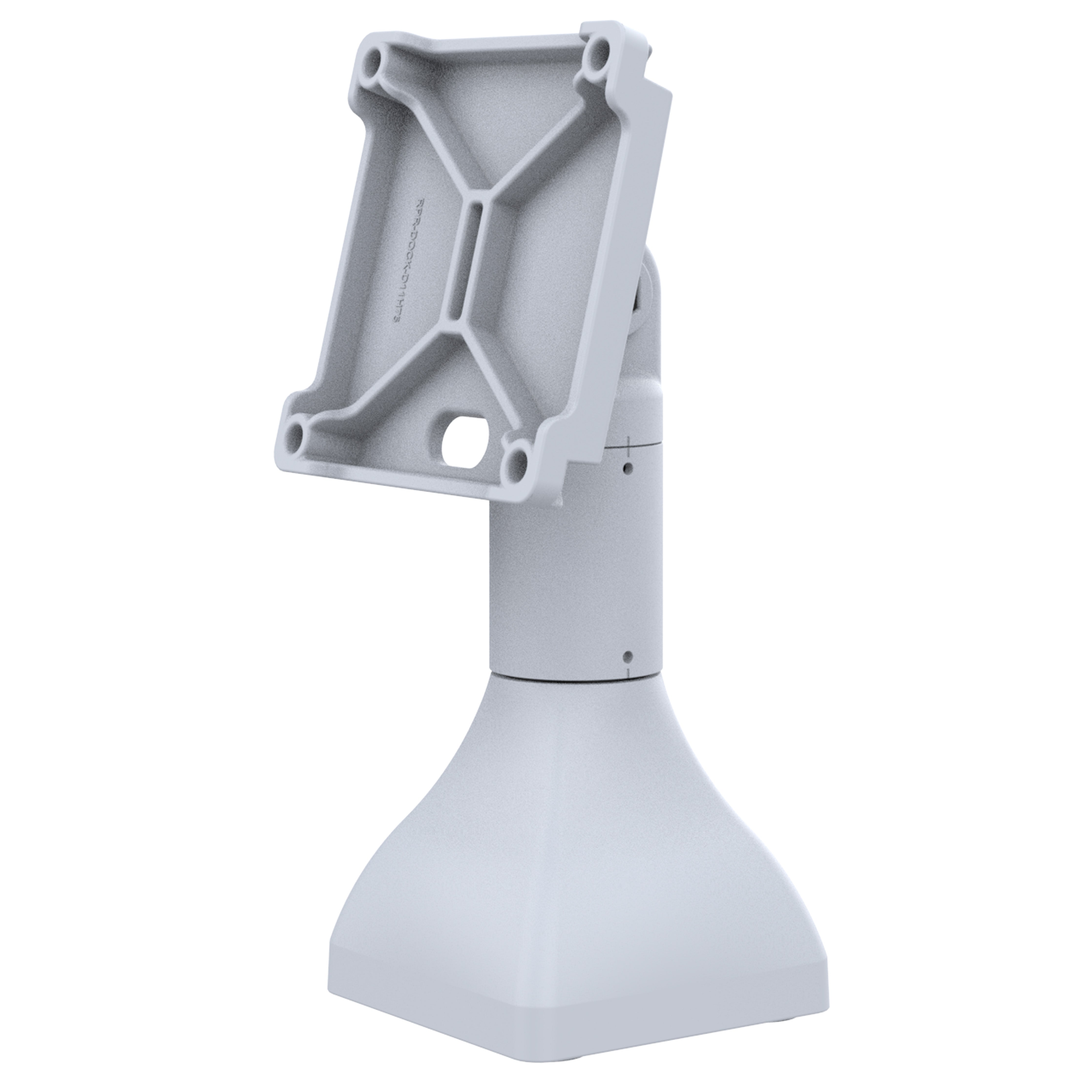 RAM® 7" Pedestal Mount with 100mm & 75mm VESA & Cable Routing - Gray ...