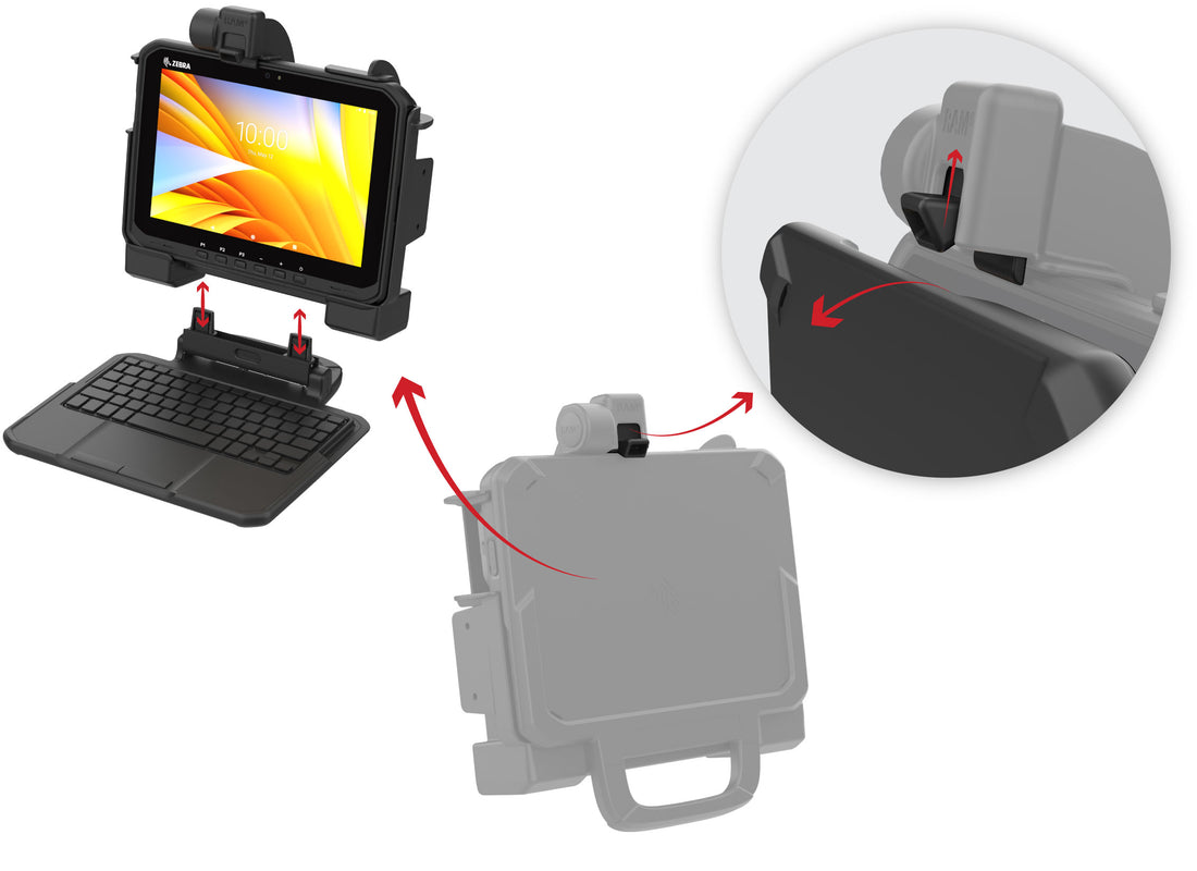 Zebra ET60 & ET65 Docks, Mounts, & Accessories – RAM Mounts