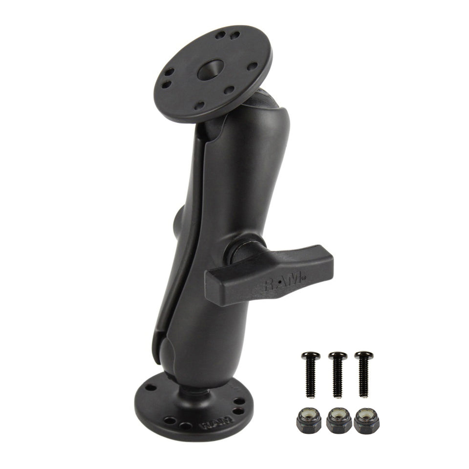RAM® Double Ball Mount with Garmin Fishfinder #8-32 Hardware – RAM Mounts