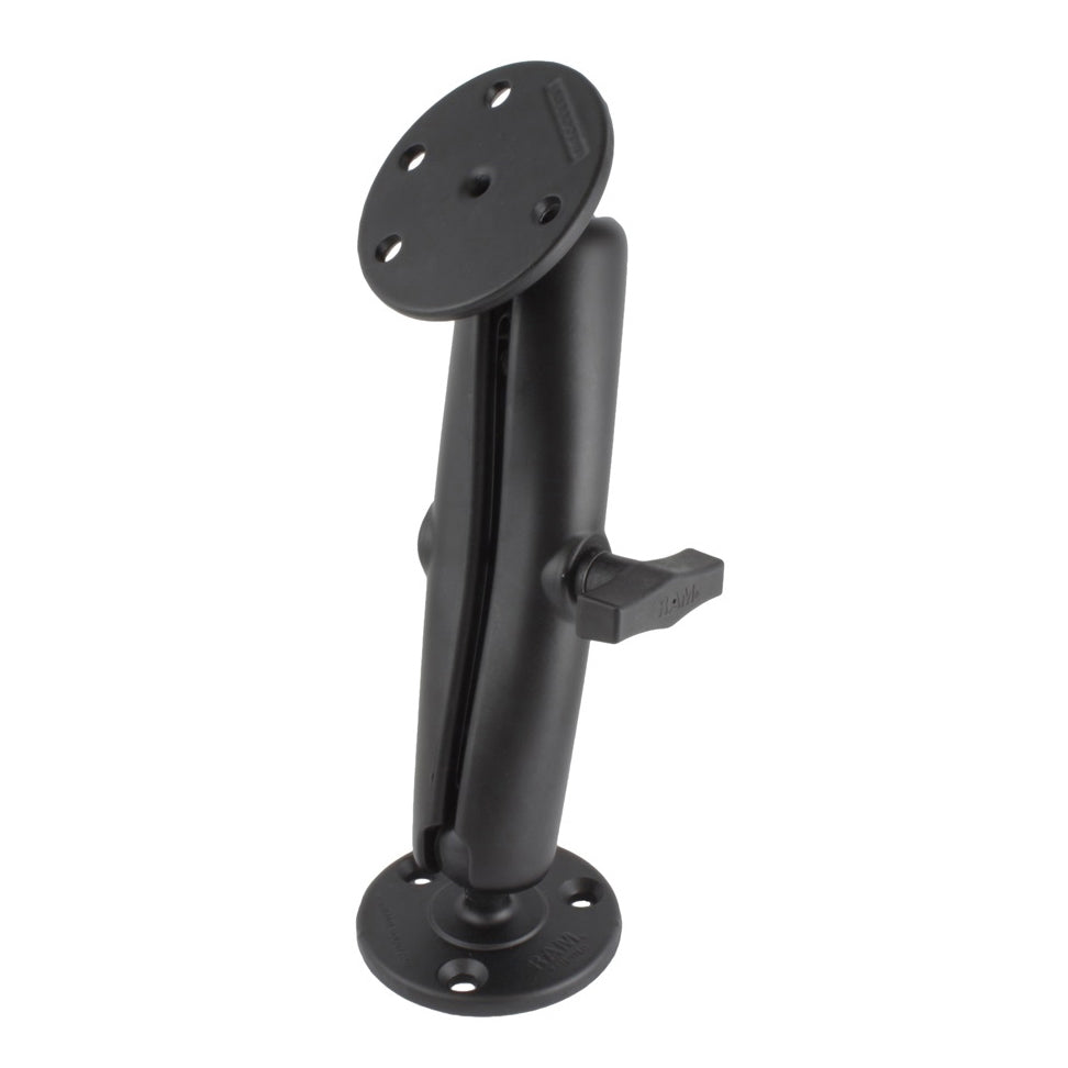 RAM® Double Ball Mount with Large Round Plates – RAM Mounts