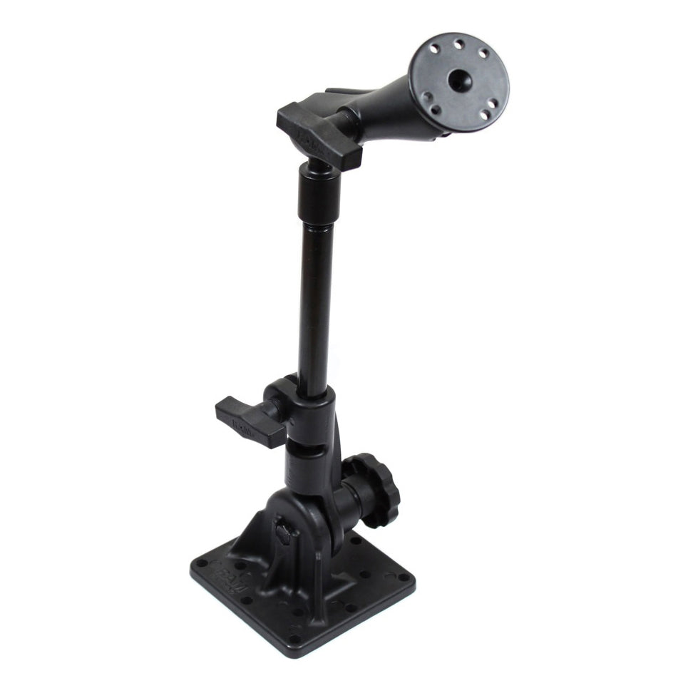 RAM® Pedestal Mount with 9" Pipe and C Size Double Ball Mount – RAM Mounts
