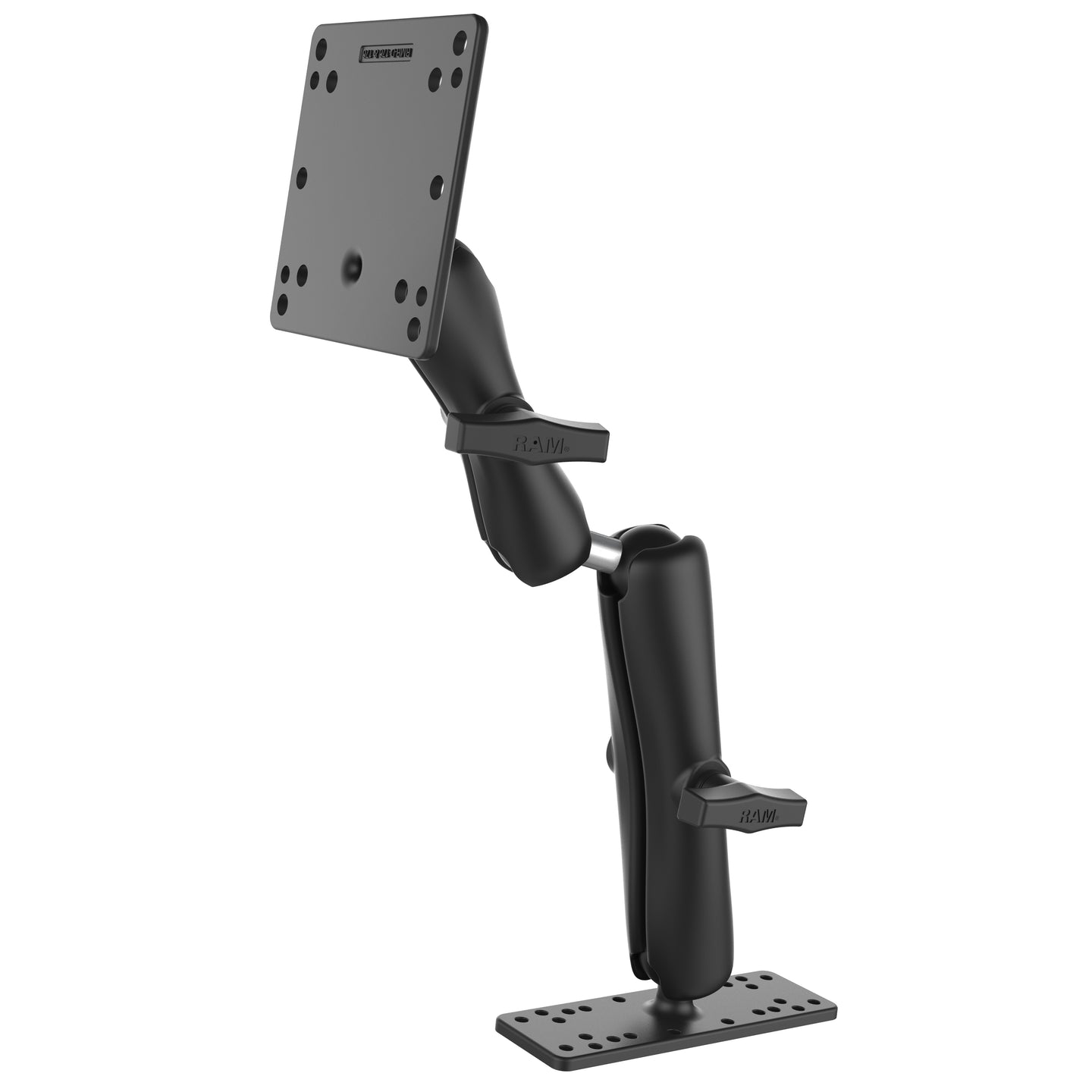 RAM® Dual Double Ball Mount with 100x100mm VESA Plate – RAM Mounts