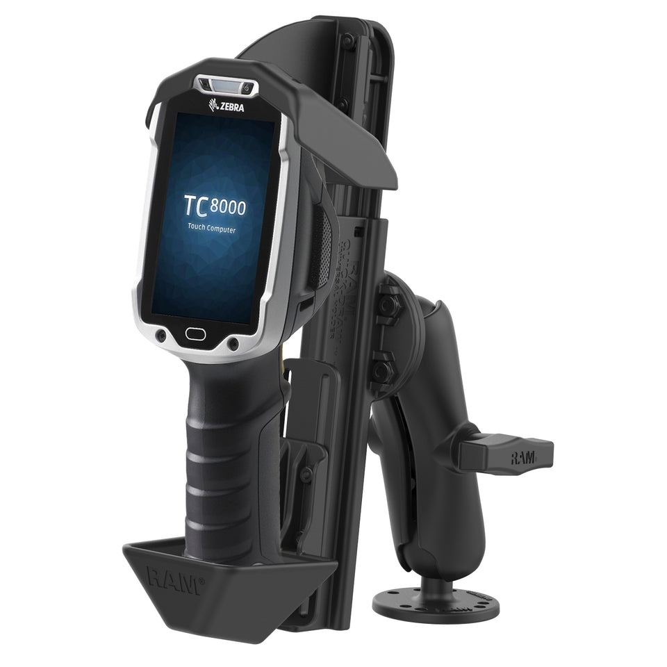 RAM® Quick-Draw™ Drill-Down Mount for Zebra TC8000/8300 – RAM Mounts