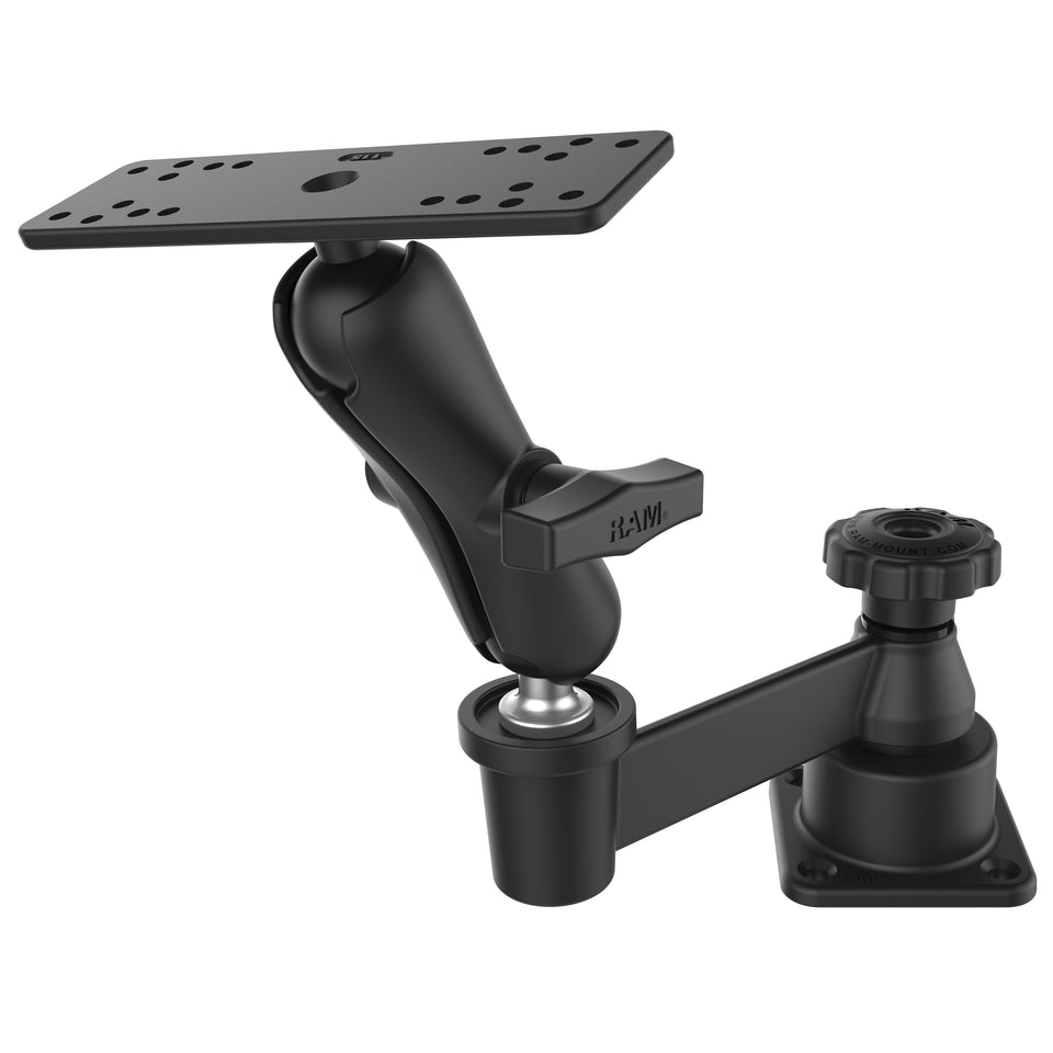 RAM® Horizontal Swing Arm with Double Ball Mount – RAM Mounts