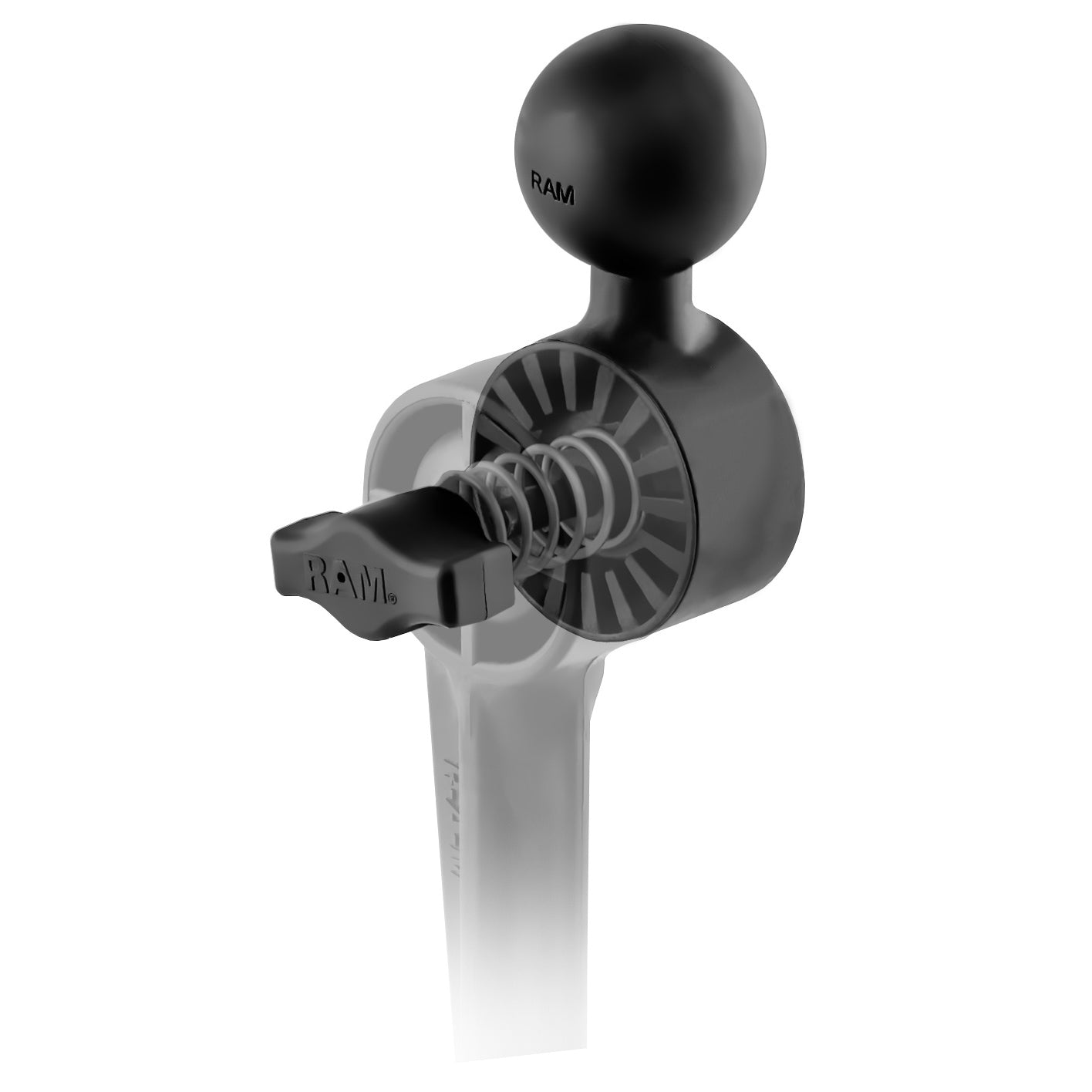 RAM® Ball Adapter with female RAM ROD® Ratchet – RAM Mounts