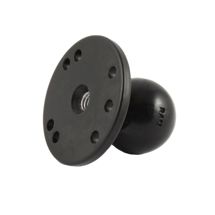 RAM® Ball Adapter with Round Plate and 3/8"-16 Threaded Hole – RAM Mounts