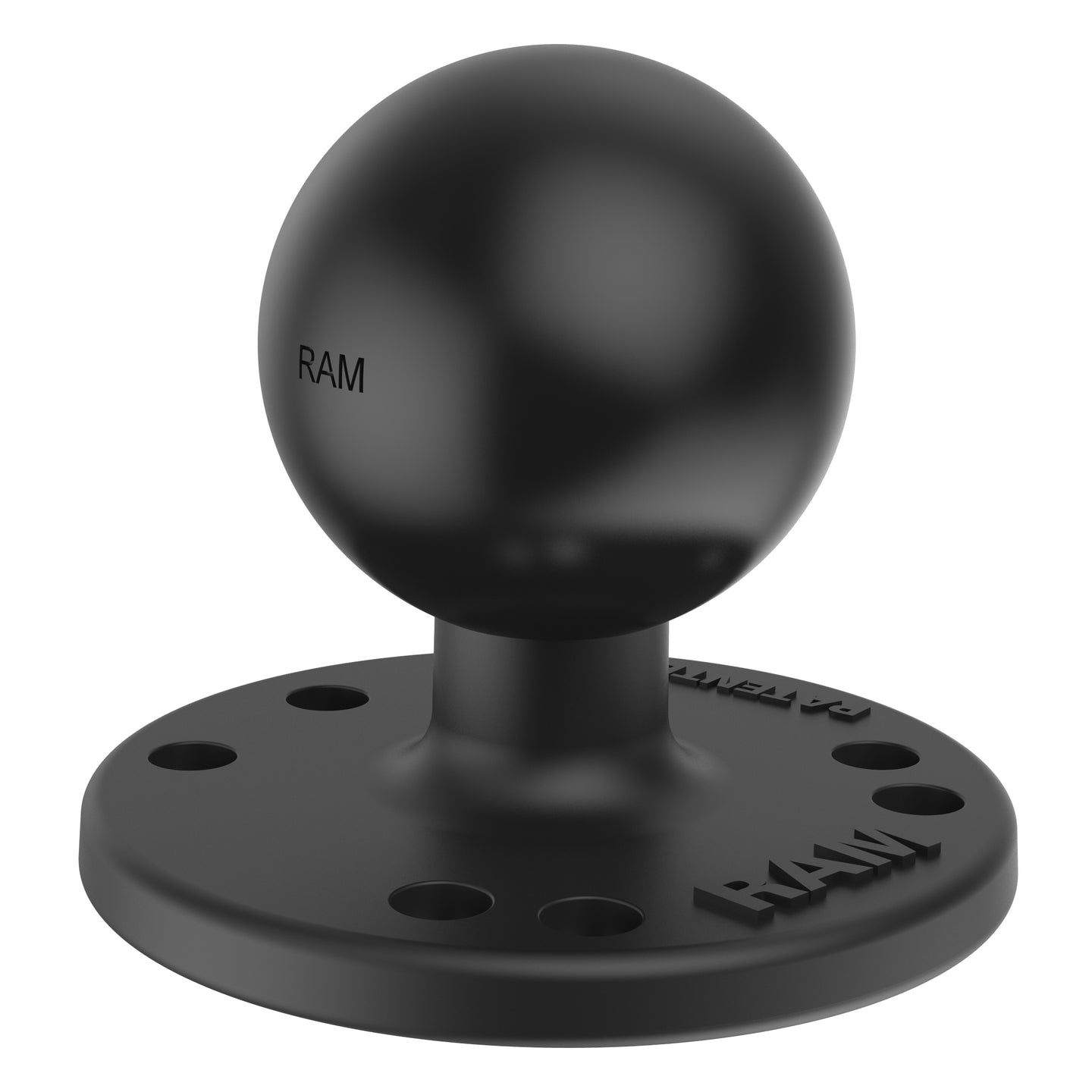 RAM® Round Plate with Ball & Steel Reinforced Bolt – RAM Mounts