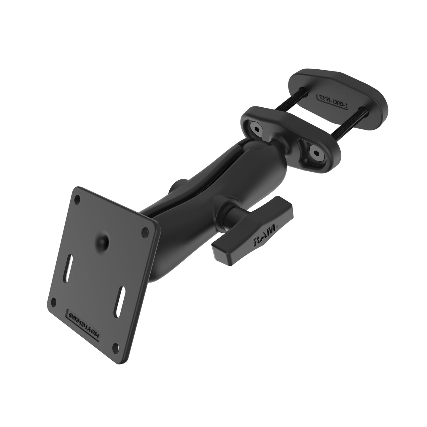 RAM® 2" Square Post Clamp Mount with 75x75mm VESA Plate – RAM Mounts