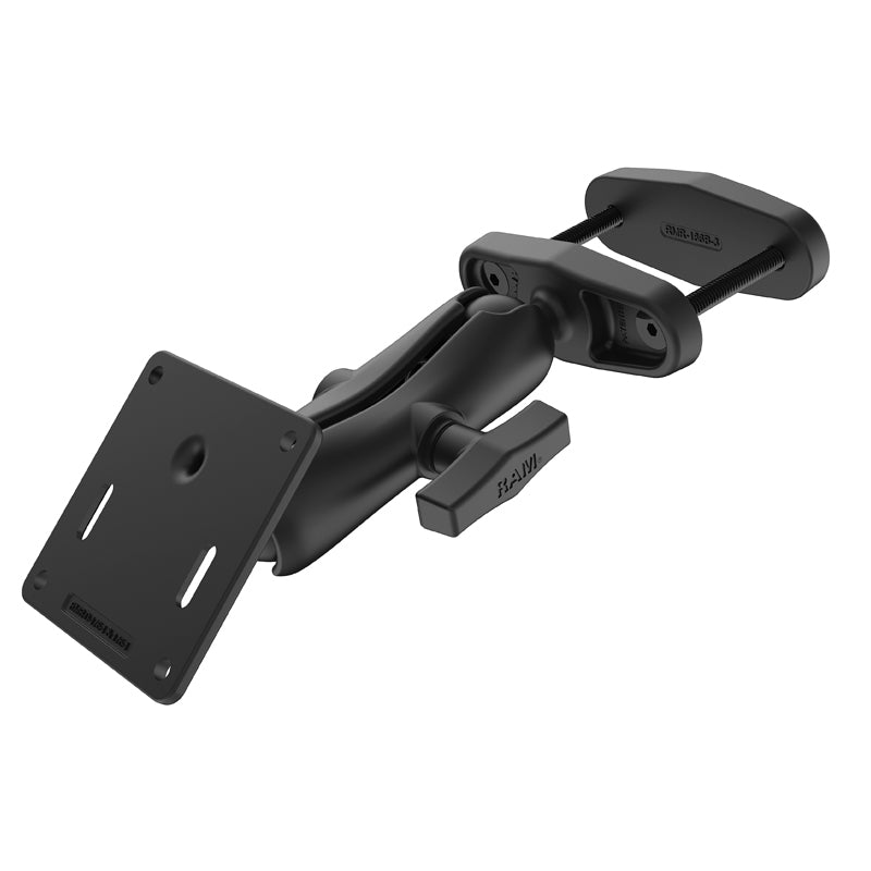 RAM® 3" Square Post Clamp Mount with 75x75mm VESA Plate – RAM Mounts
