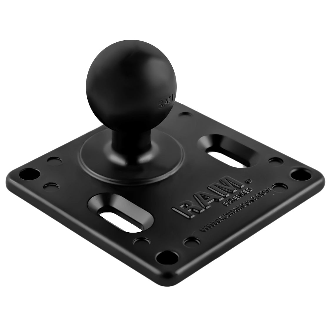 RAM® 75x75mm VESA Plate with Ball and Steel Reinforced Post – RAM Mounts