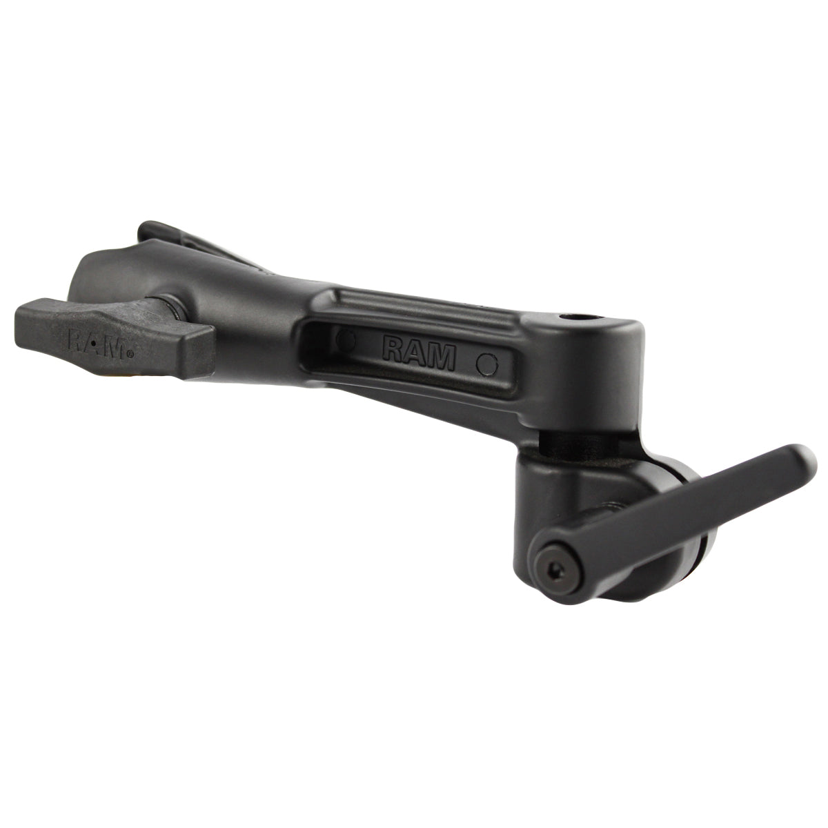 RAM® Swing Arm with Metal Knob, 1/2" NPT Hole and Single Socket Arm ...