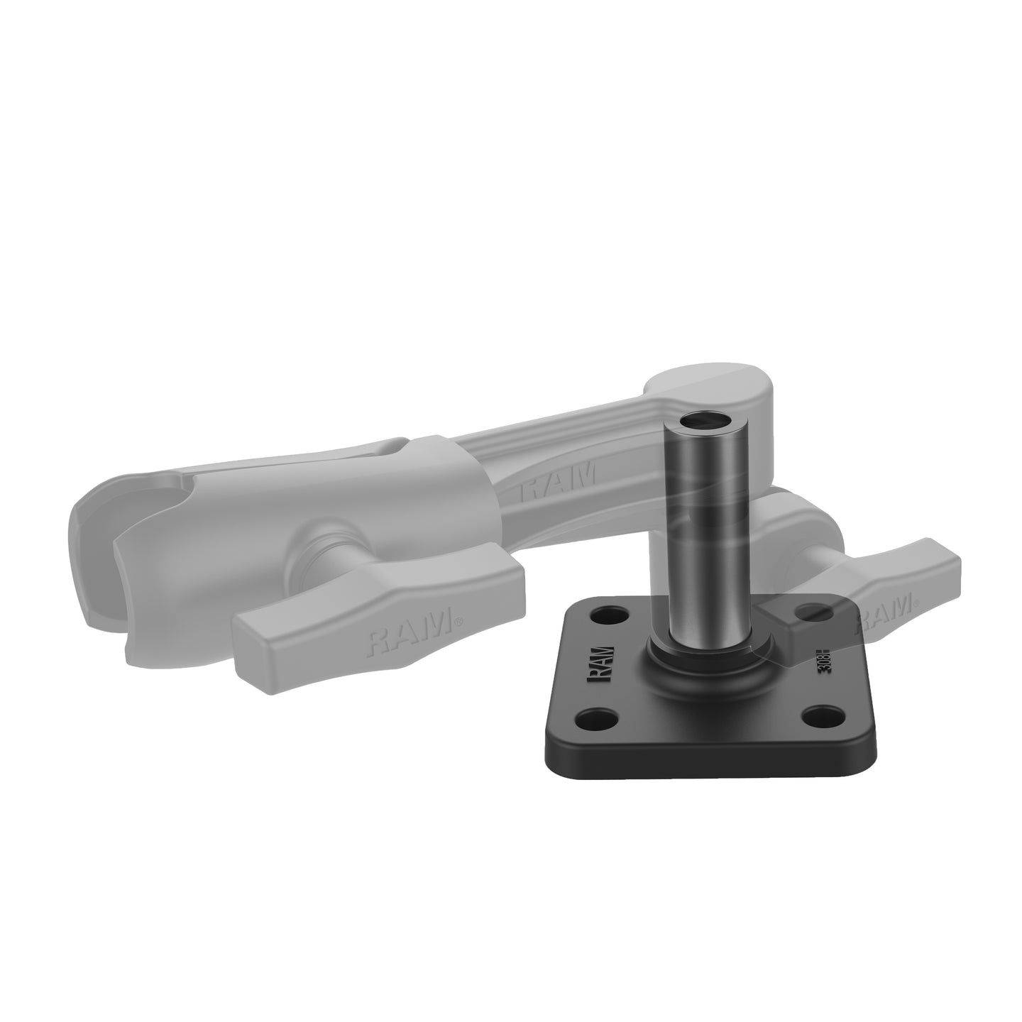 RAM® Horizontal Mounting Base with 1/2" NPT Post – RAM Mounts