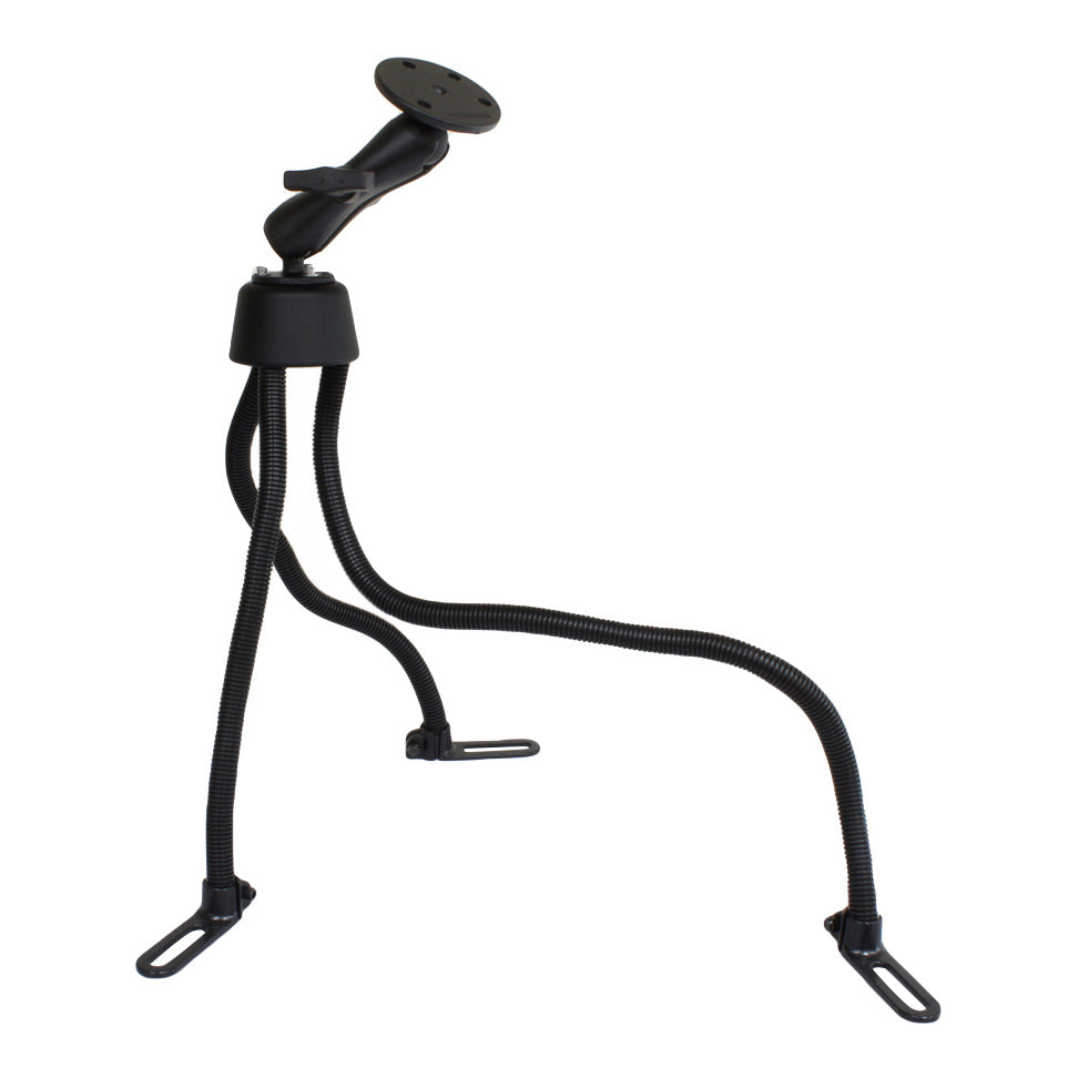 RAM® Pod™ III Double Ball Vehicle Mount with Large Round Plate – RAM Mounts