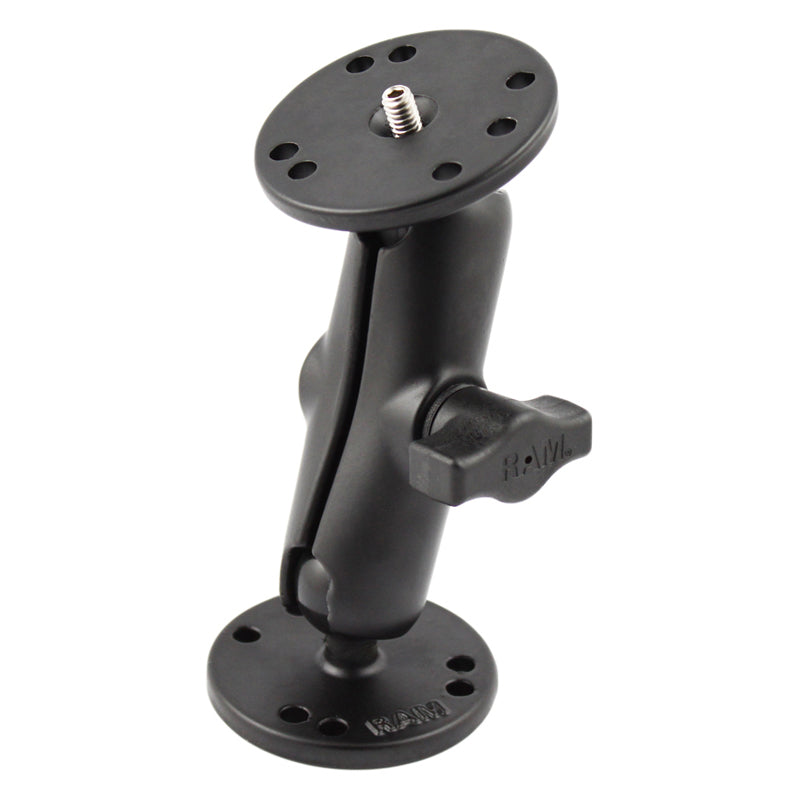 RAM® Double Ball Mount with 1/4"-20 Male Thread - B Size Medium – RAM ...