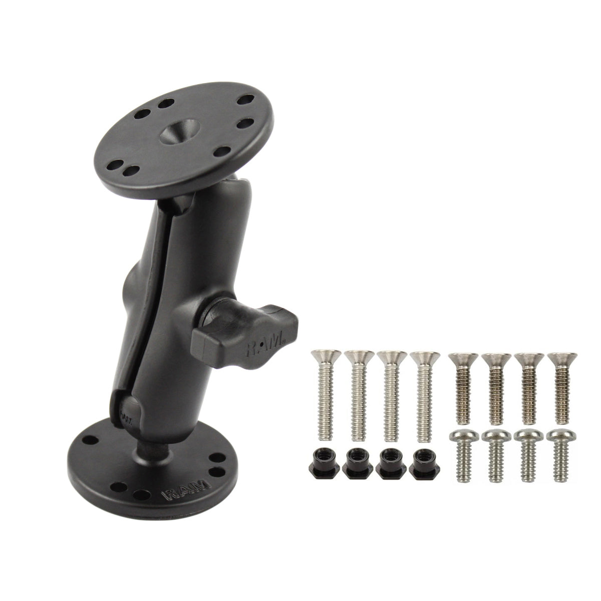 RAM® Double Ball Mount with Universal Hardware for Garmin GPSMAP + Mor ...