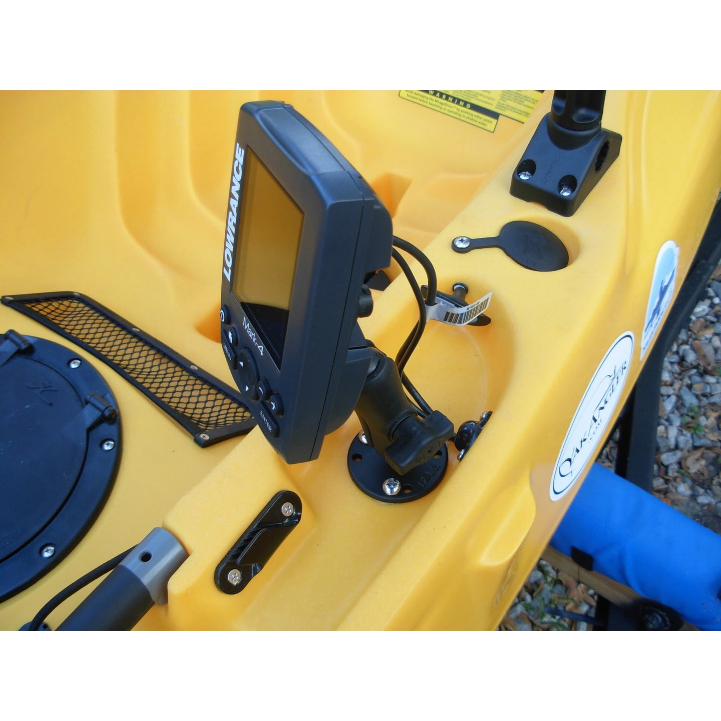 RAM® Double Ball Mount for Lowrance Elite-4 & Mark-4 Series – RAM Mounts