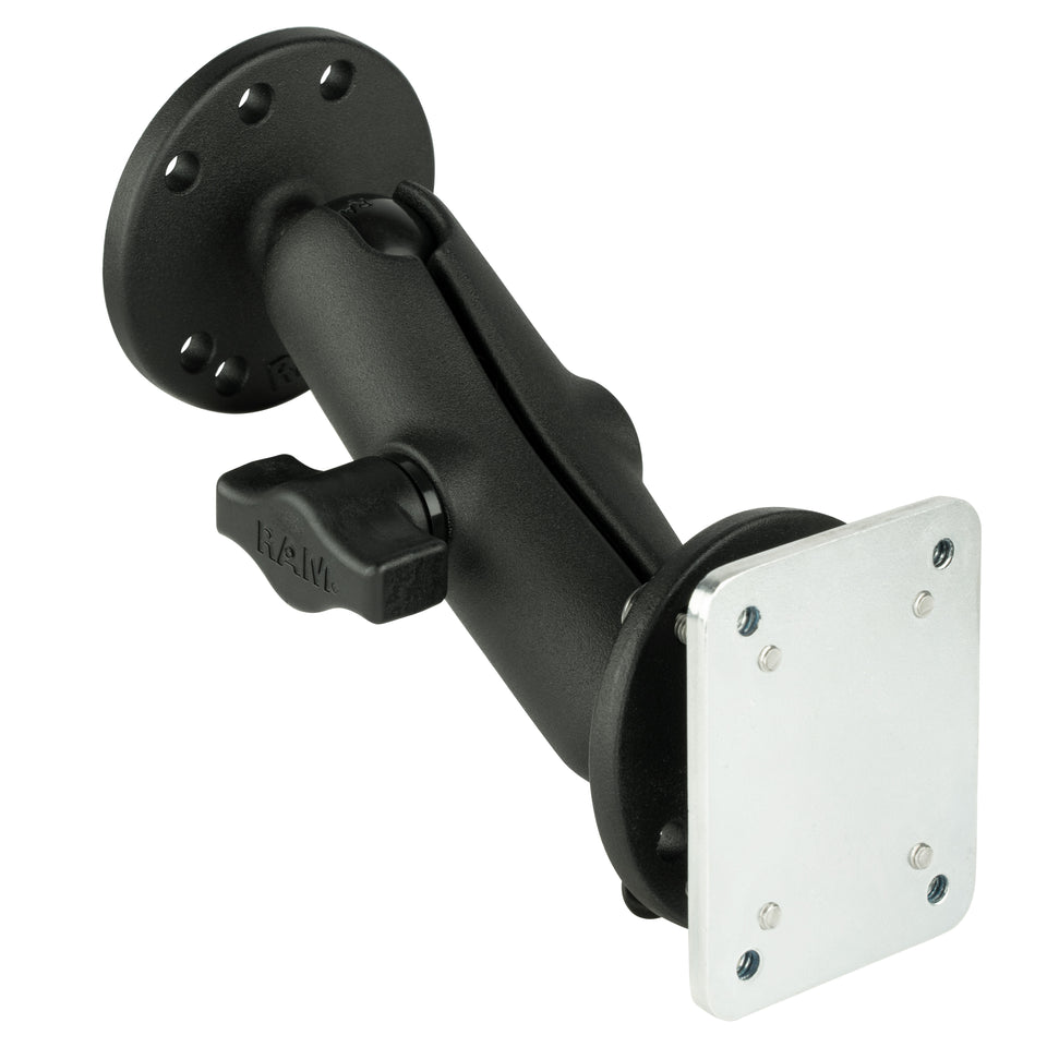 RAM® Double Ball Mount with Backing Plate – RAM Mounts