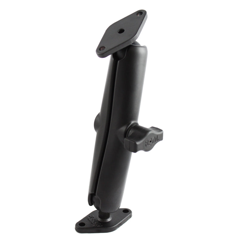 RAM® Double Ball Diamond Plate Mount - B Size Long – RAM Mounts