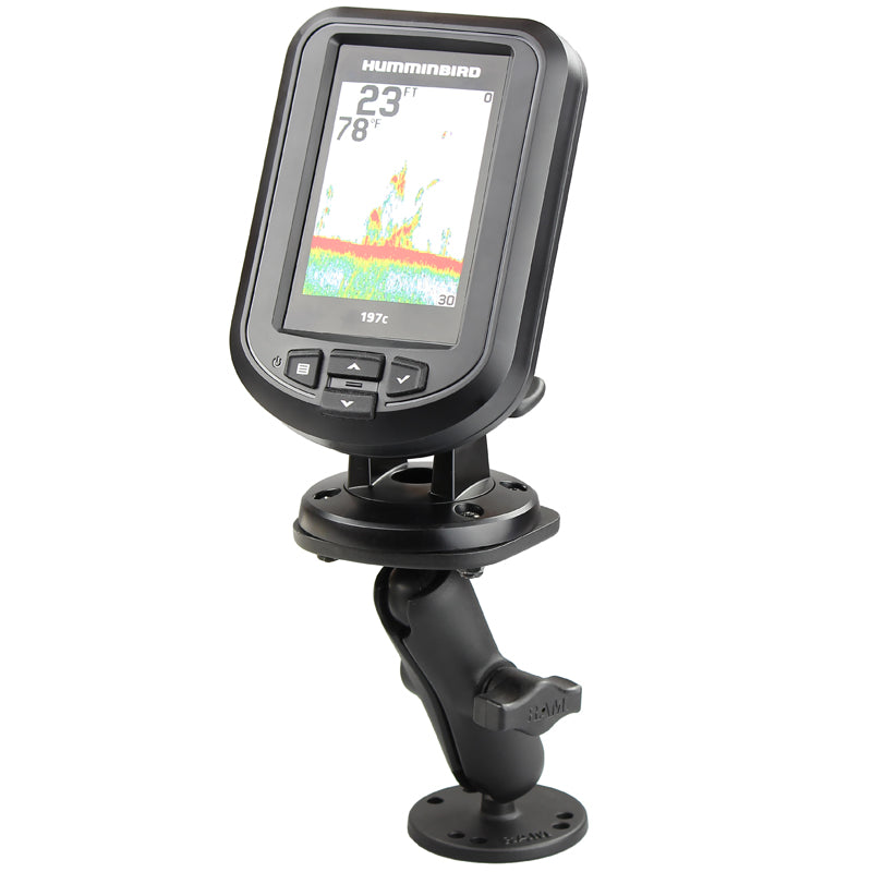 RAM® Drill-Down Double Ball Mount for Humminbird Piranha + More – RAM ...